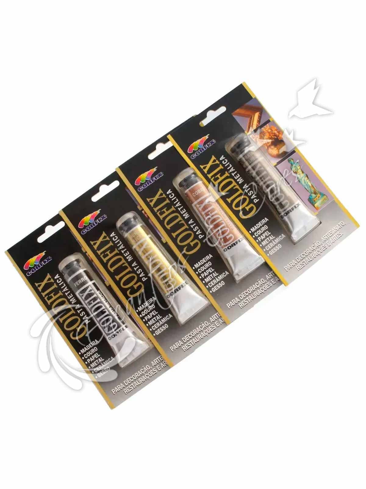 GOLD FIX PARA METAIS 20ML - Encantos e Cores